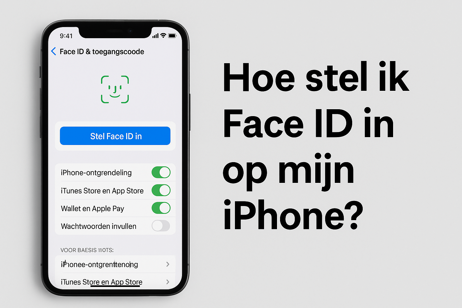 Hoe stel ik Face ID in op mijn iPhone? | Handleiding & Hulp