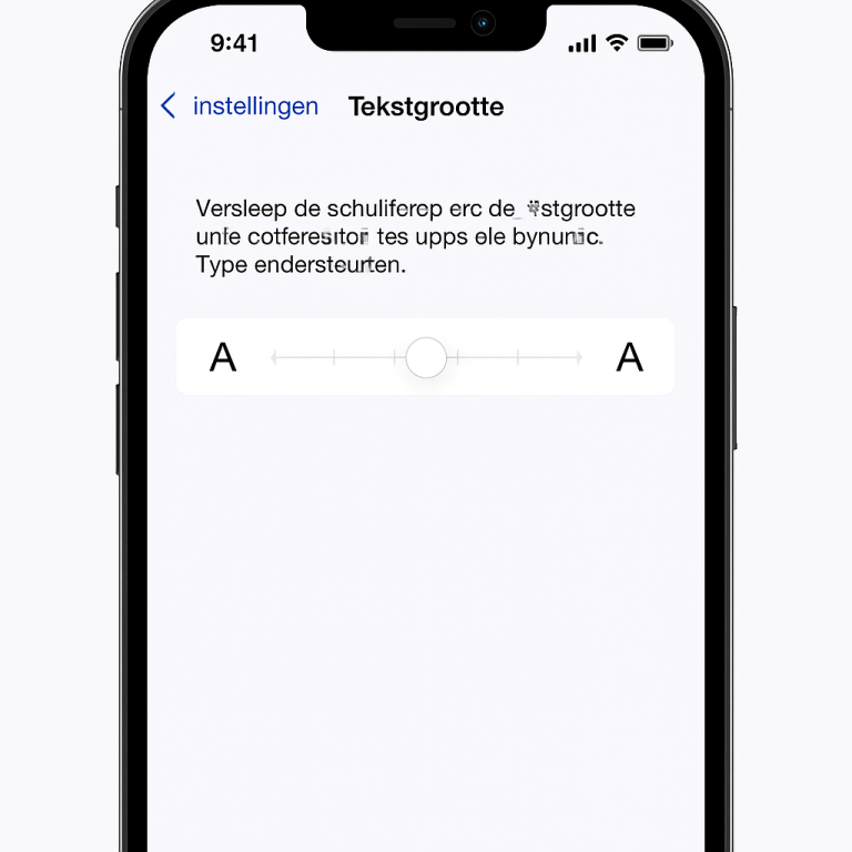 Hoe krijg ik grotere letters op mijn iPhone?